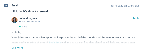 Track and log emails with Hubspot Sales Outlook Desktop add-in